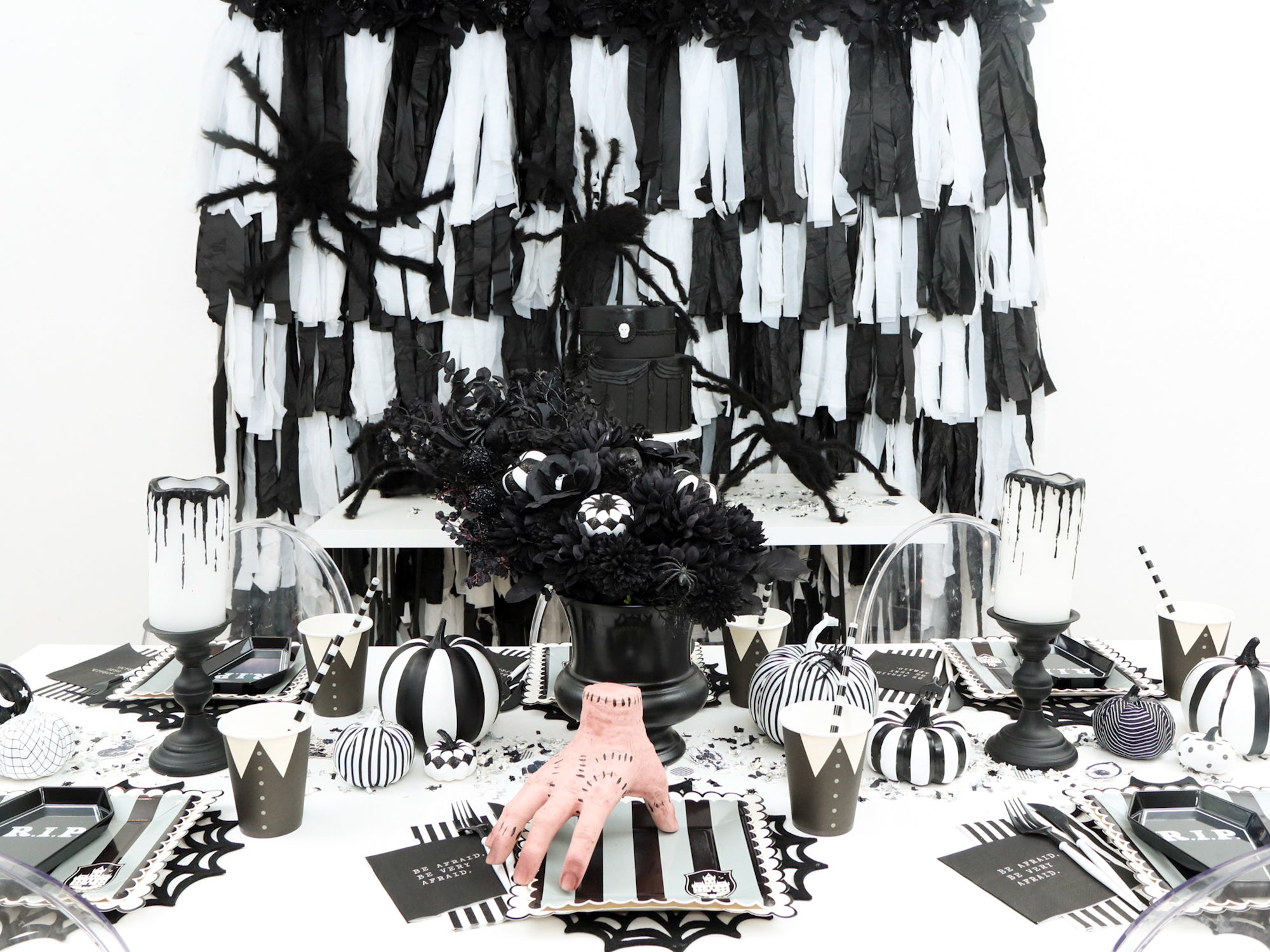 A Dreadfully Delightful Wednesday Addams Party - The Party Darling