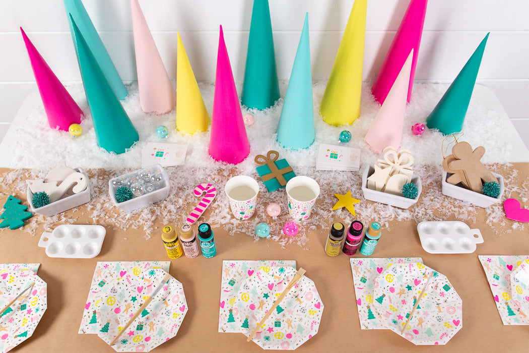 Holiday Party Idea: Merry + Bright Ornament Decorating Party - The ...