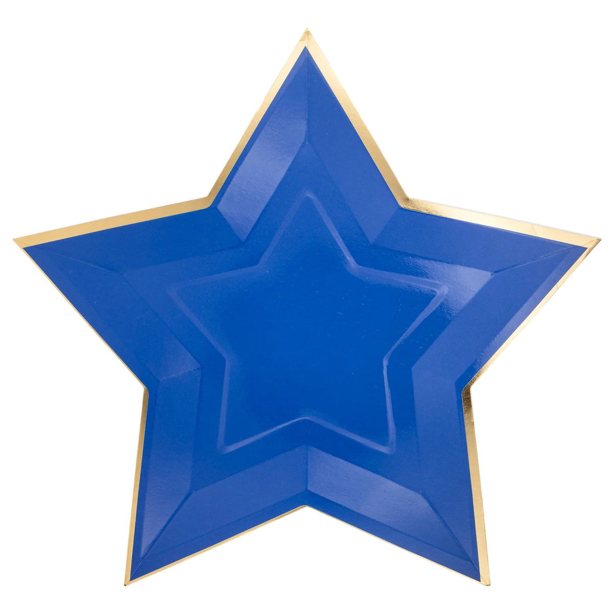 Blue Star Shaped Lunch Plates 8ct | The Party Darling