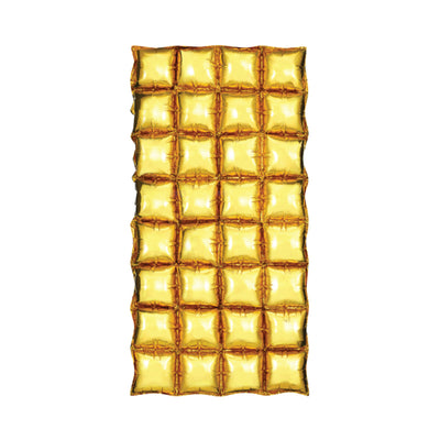 Metallic Gold Waffle Balloon Wall Panel | The Party Darling