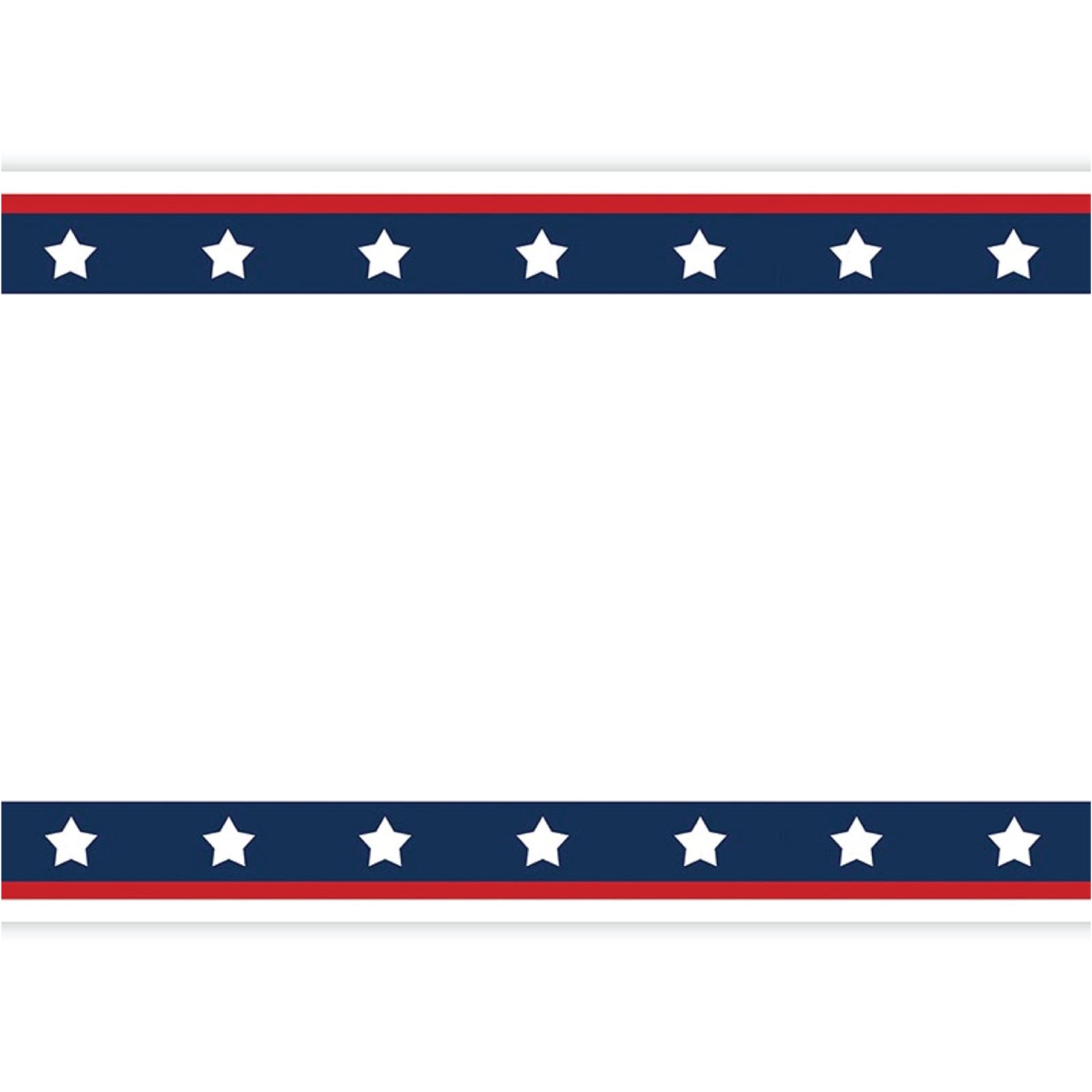 Patriotic Paper Table Runner 25ft | The Party Darling