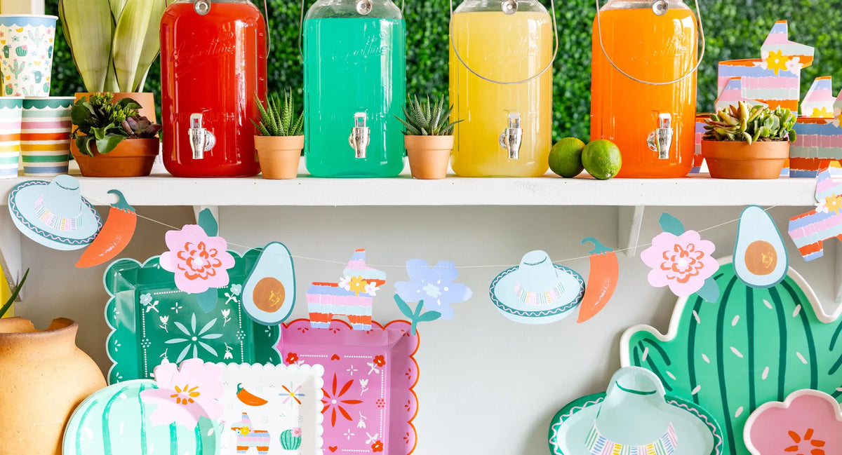 Fiesta Icons Lunch Plates 8ct | The Party Darling