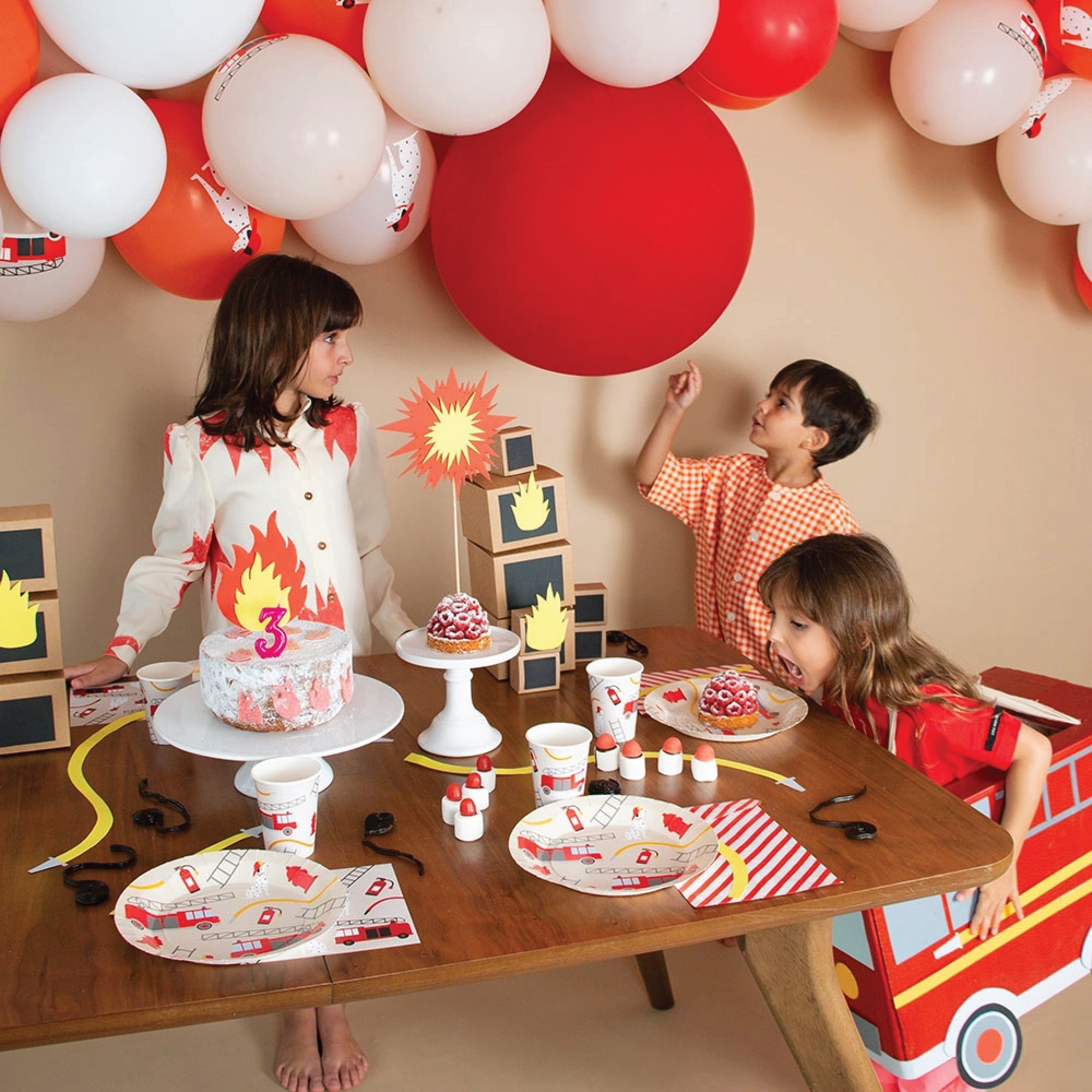 Firefighter Birthday Party Supplies | The Party Darling