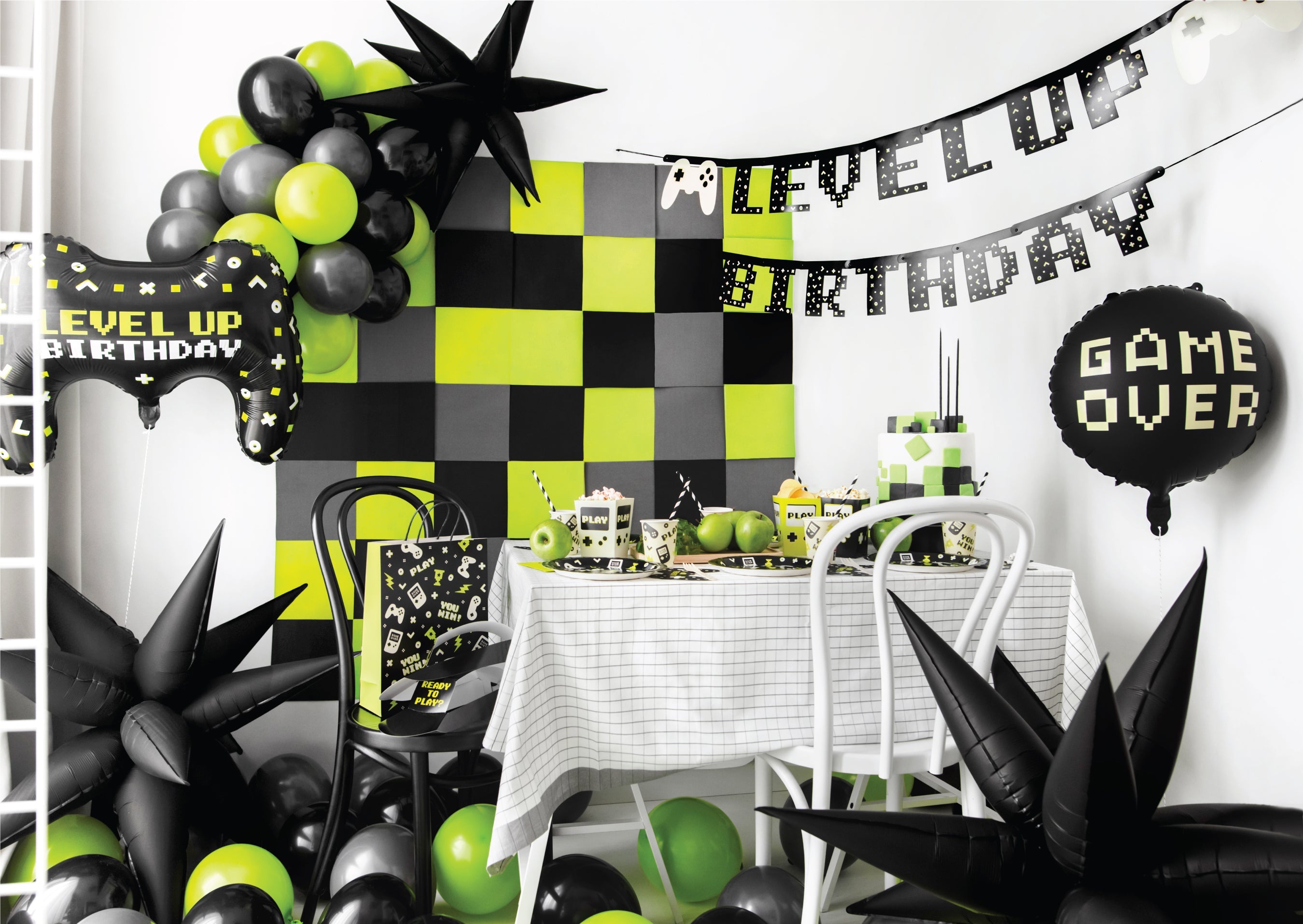 Level Up Birthday Controller Foil Balloon 25.5in | The Party Darling