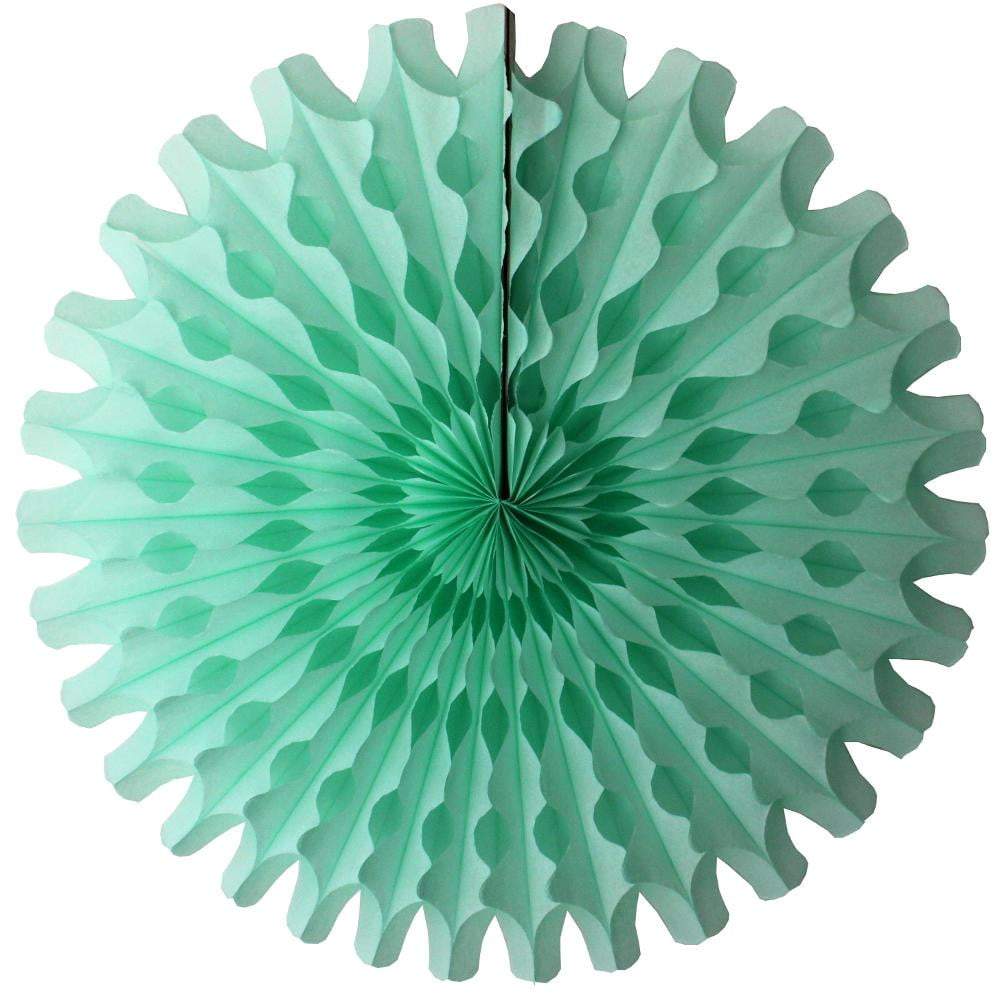 Mint Tissue Paper Fan 18" | The Party Darling