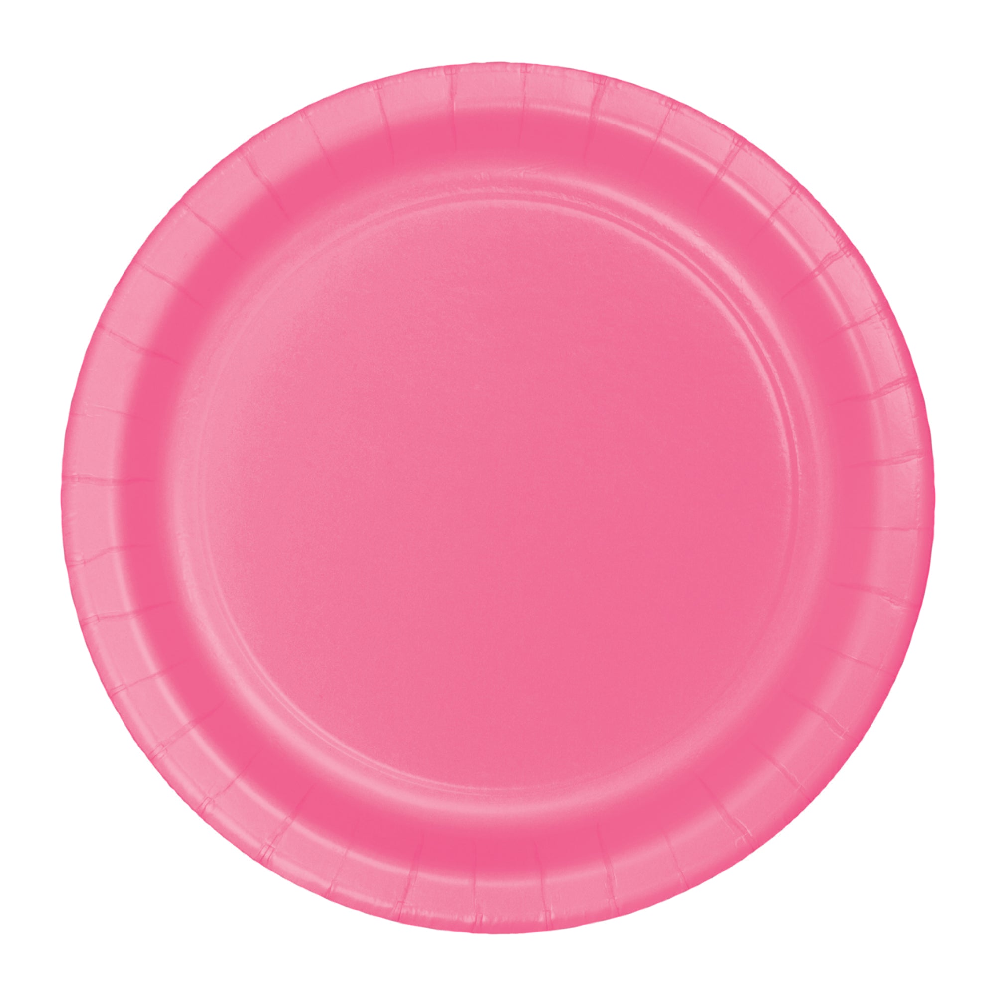 Candy Pink Paper Lunch Plates 24ct | The Party Darling