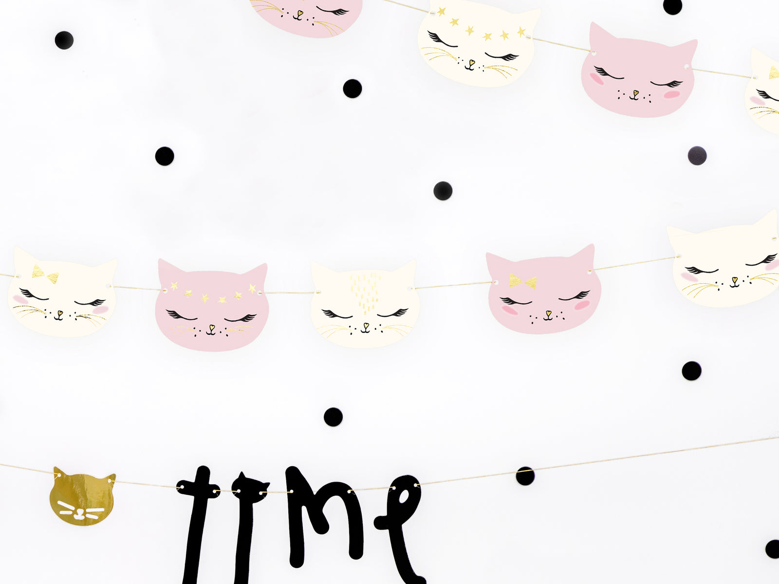 Kitty Cat Party Banner | Kitten Party | The Party Darling