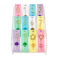 Mini Gold Number Sparkler 0-9 | The Party Darling