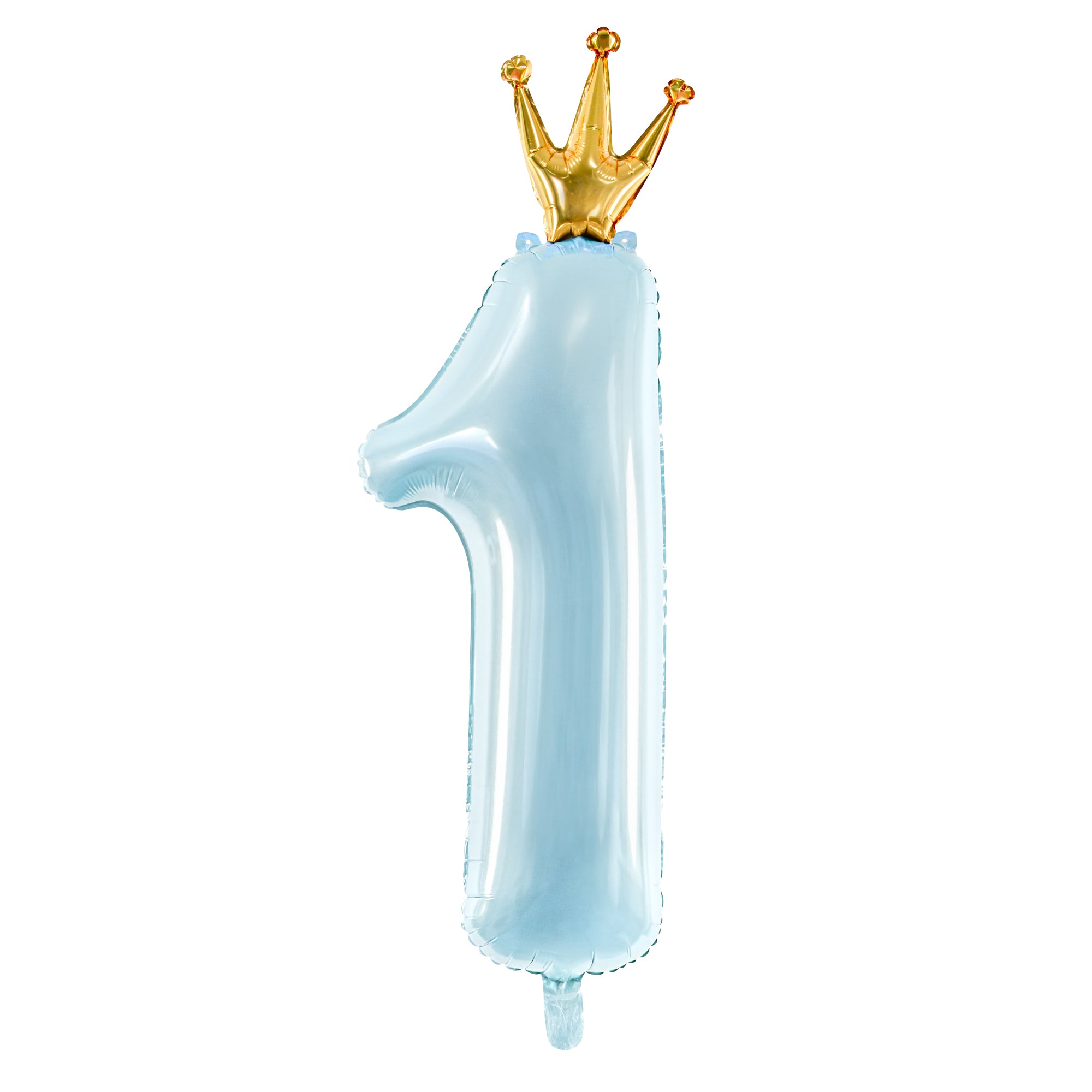 Light Blue Foil Number 1 Balloon 35.5in | The Party Darling
