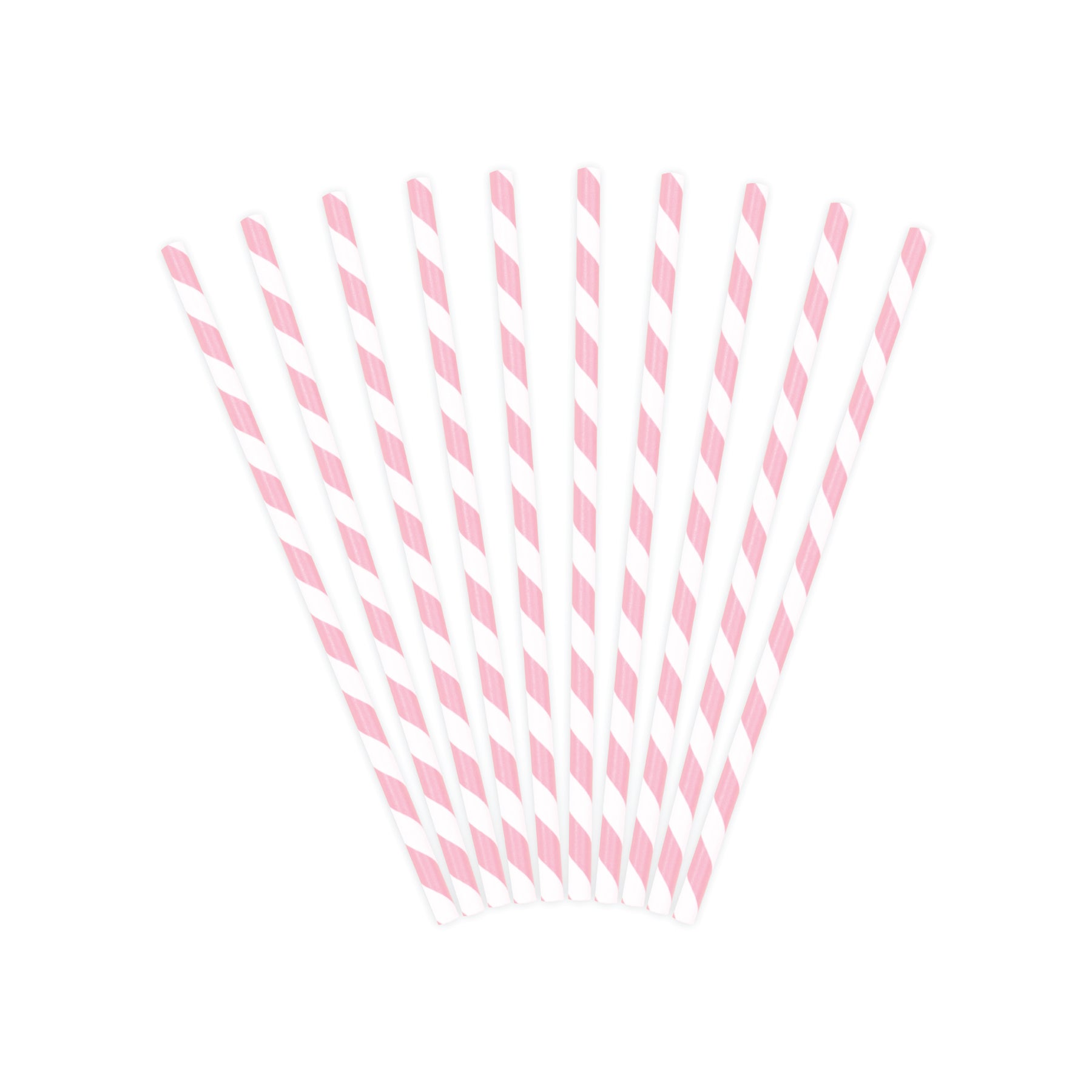 Pink Striped Paper Straws | Pink Party Decor | The Party Darling