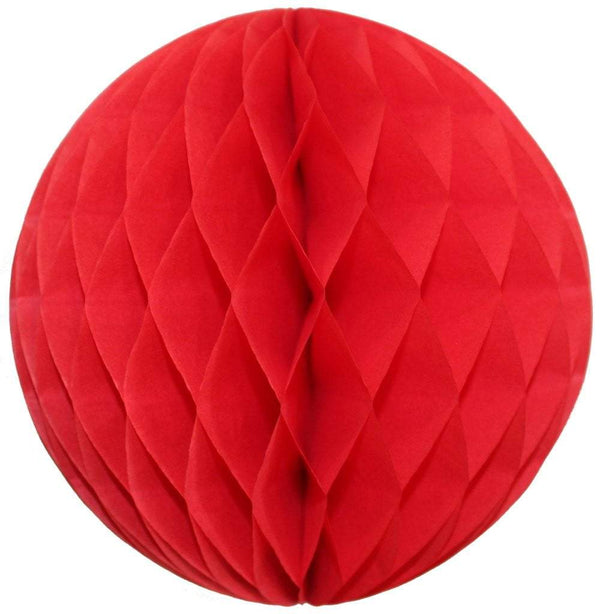 Red Honeycomb Tissue Ball | The Party Darling